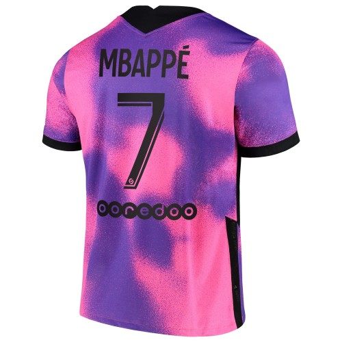 Maglia Paris Saint-Germain Kylian Mbappe 7 Fourth Jordan 2021
